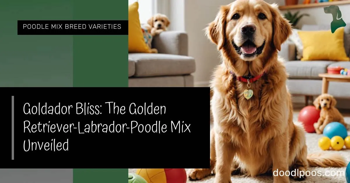 Goldador Bliss: The Golden Retriever-Labrador-Poodle Mix Unveiled ...