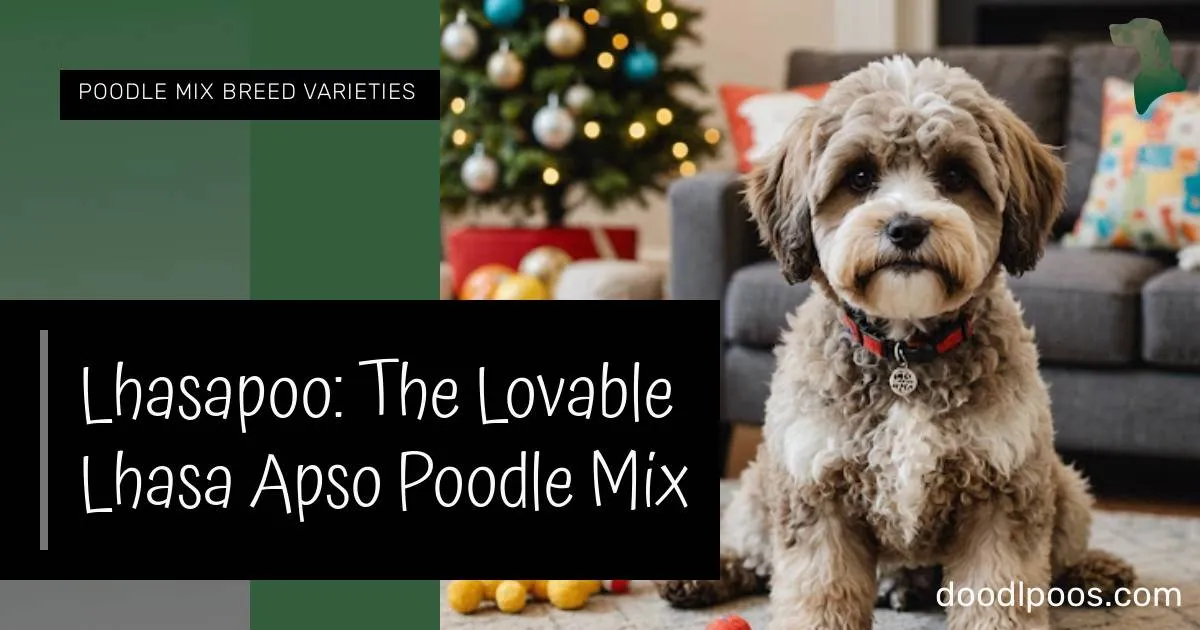 Lhasapoo: The Lovable Lhasa Apso Poodle Mix - Doodles n Poodles