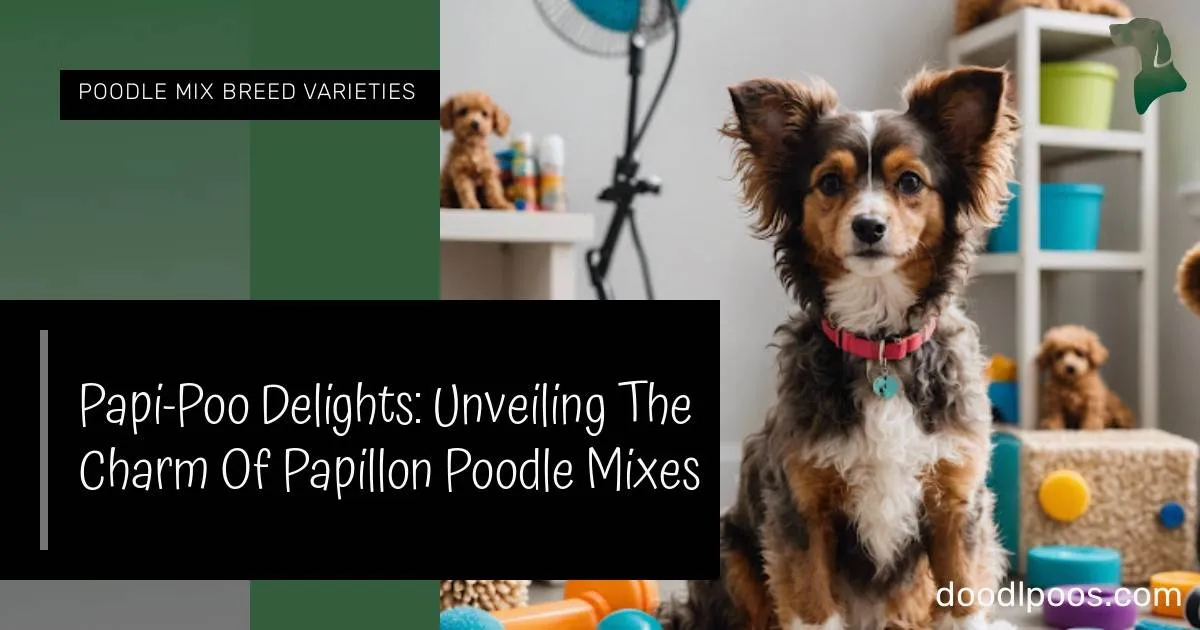 Papi-Poo Delights: Unveiling The Charm Of Papillon Poodle Mixes - Doodles n Poodles