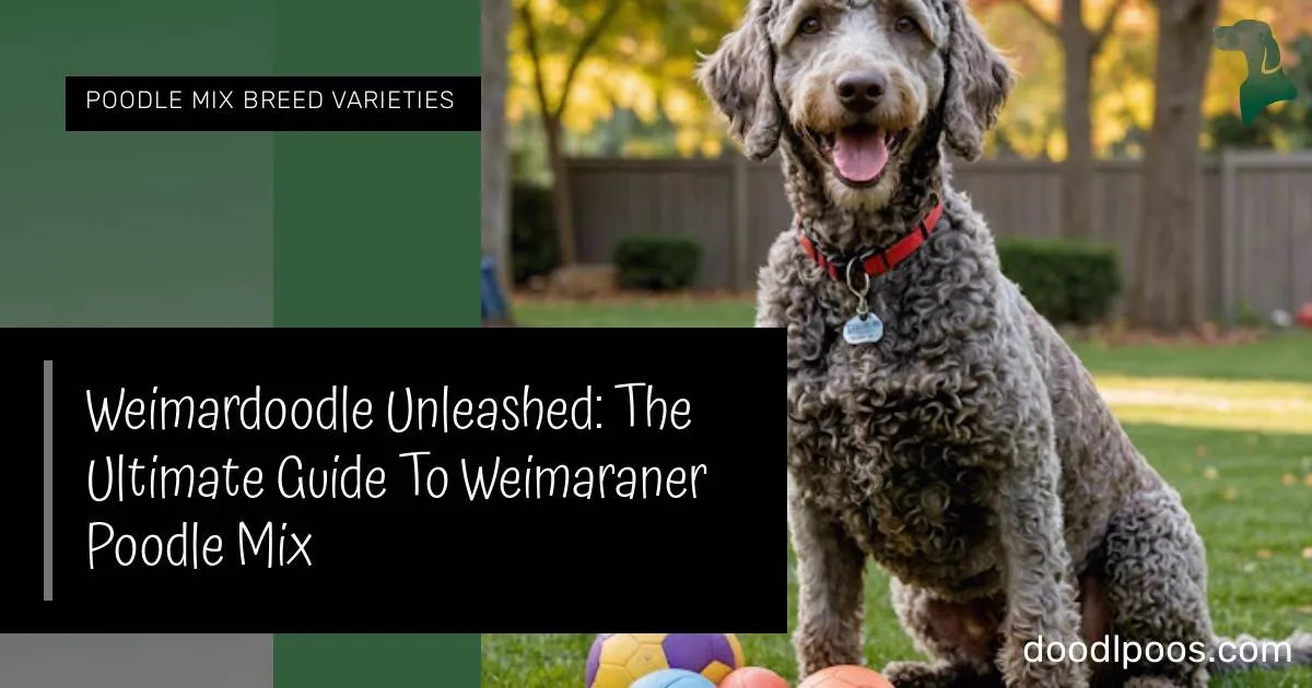 Weimardoodle Unleashed: The Ultimate Guide To Weimaraner Poodle Mix ...