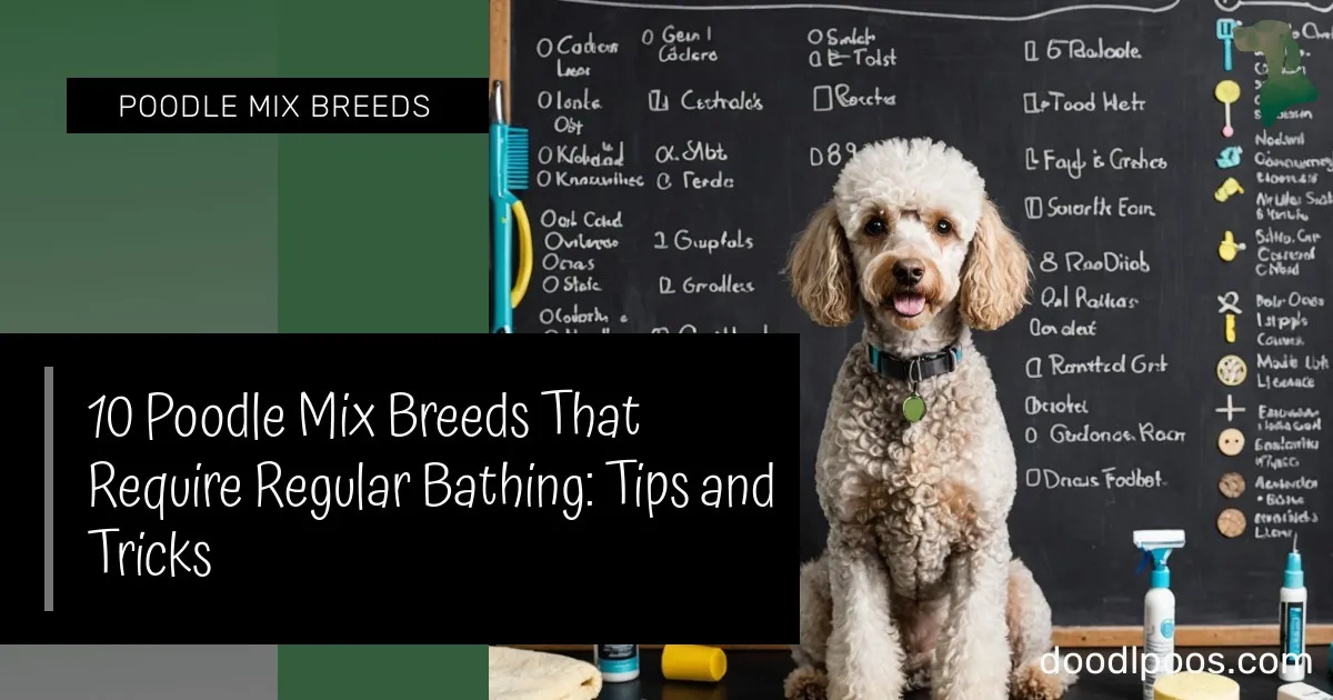 10 Poodle Mix Breeds That Require Regular Bathing: Tips and Tricks