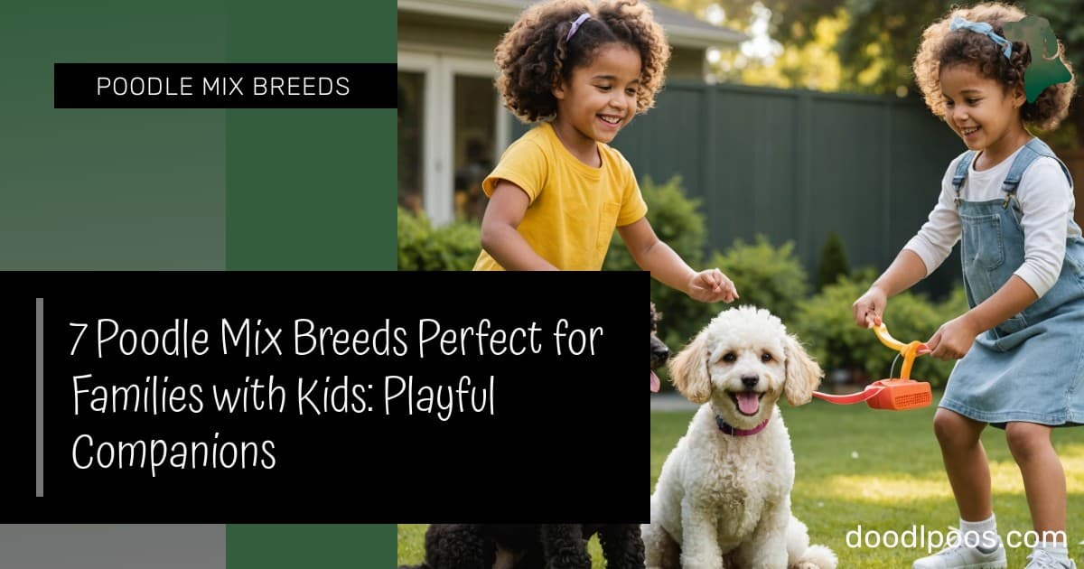 7 Poodle Mix Breeds Perfect for Families with Kids: Playful Companions