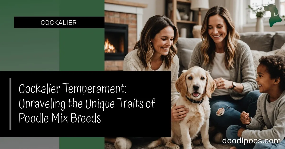 Cockalier Temperament: Unraveling the Unique Traits of Poodle Mix Breeds